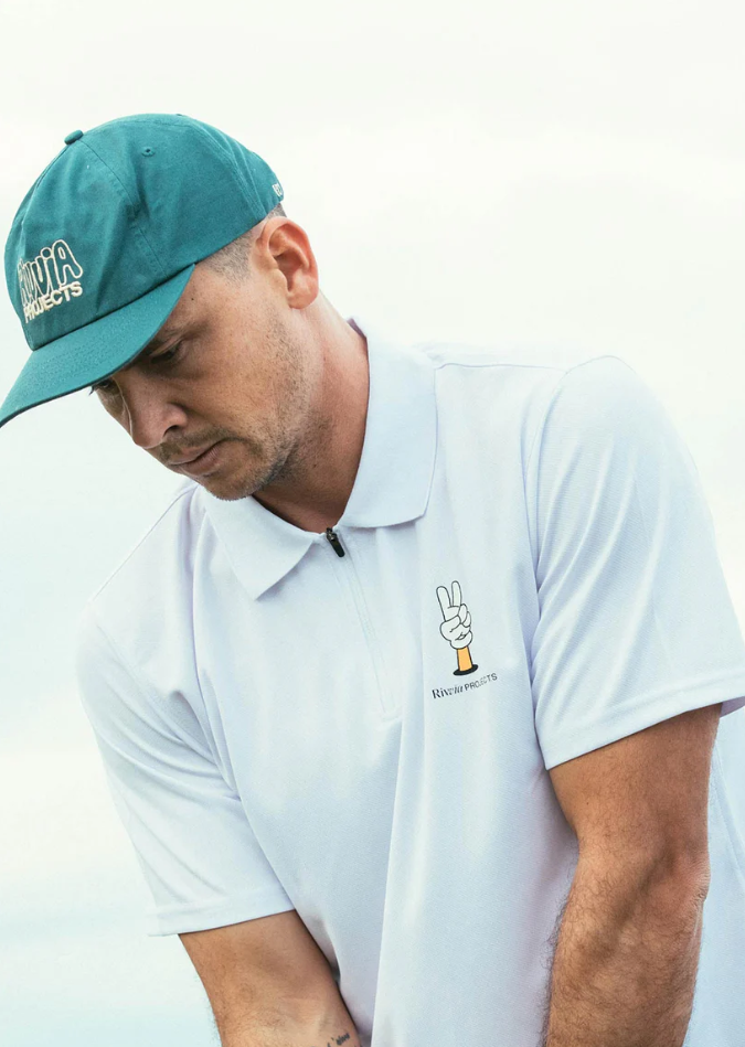 FLOWSTATE POLO - WHITE – Atacama Surf Shop